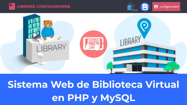 Sistema Web de Biblioteca Virtual en PHP y MySQL - ConfiguroWeb